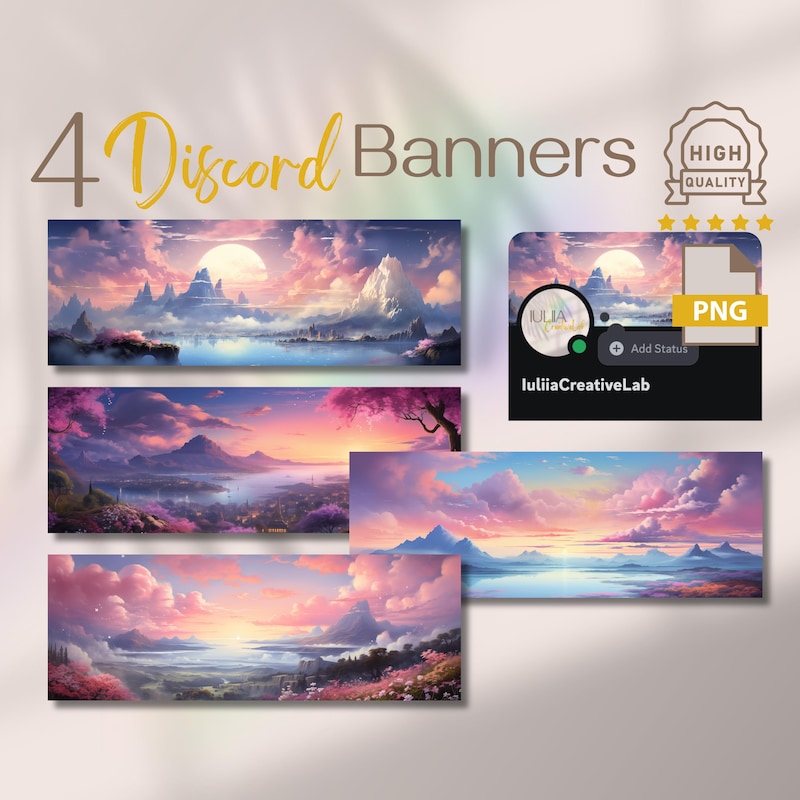 Aesthetic Banner Discord - Etsy