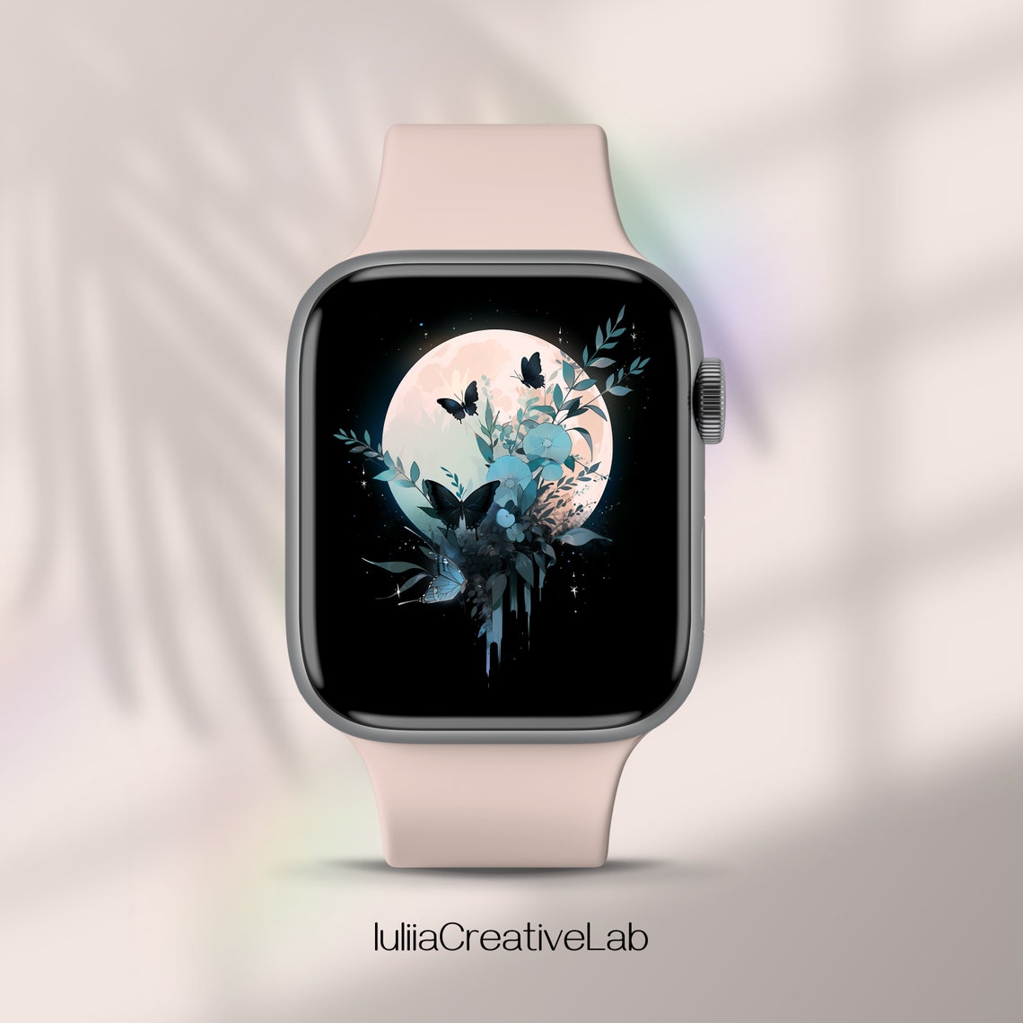 Aesthetic Apple Watch Face Wallpaper, Butterflies Smartwatch Wallpaper ...