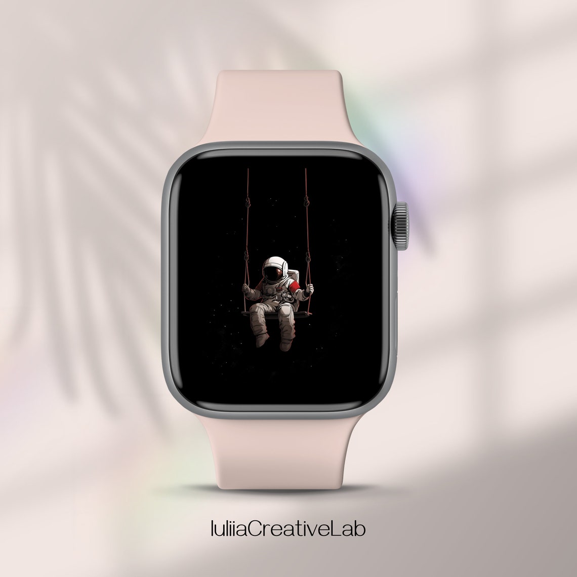 Aesthetic Apple Watch Face Wallpaper, Minimal Smartwatch Wallpaper ...