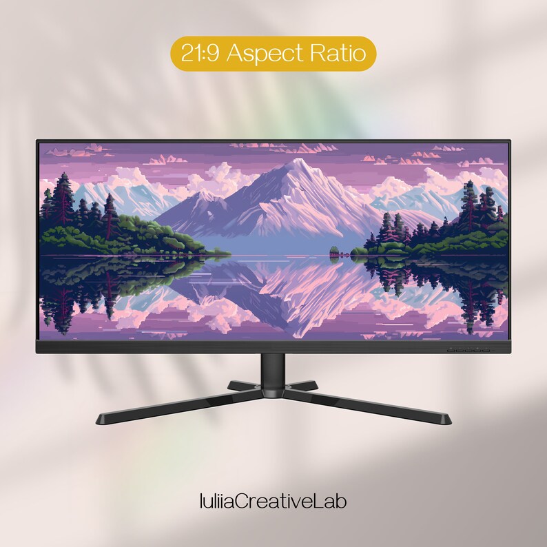 Ultrawide Pixel Art Wallpaper: 4K Landscape Backgrounds (digital ...