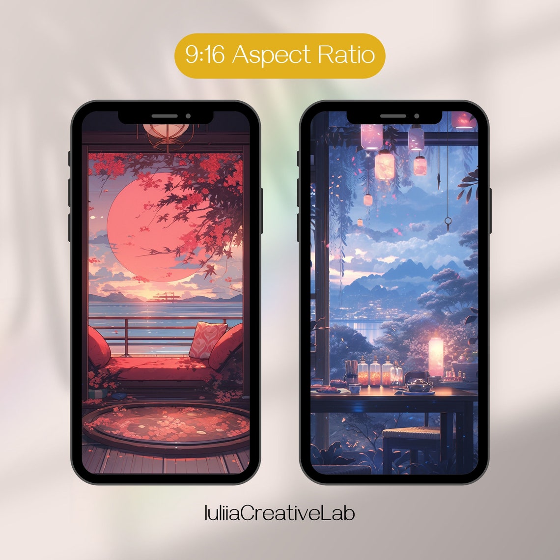 Lofi Wallpaper, Neon Lofi Aesthetics iPad Wallpaper, Japandi Computer ...