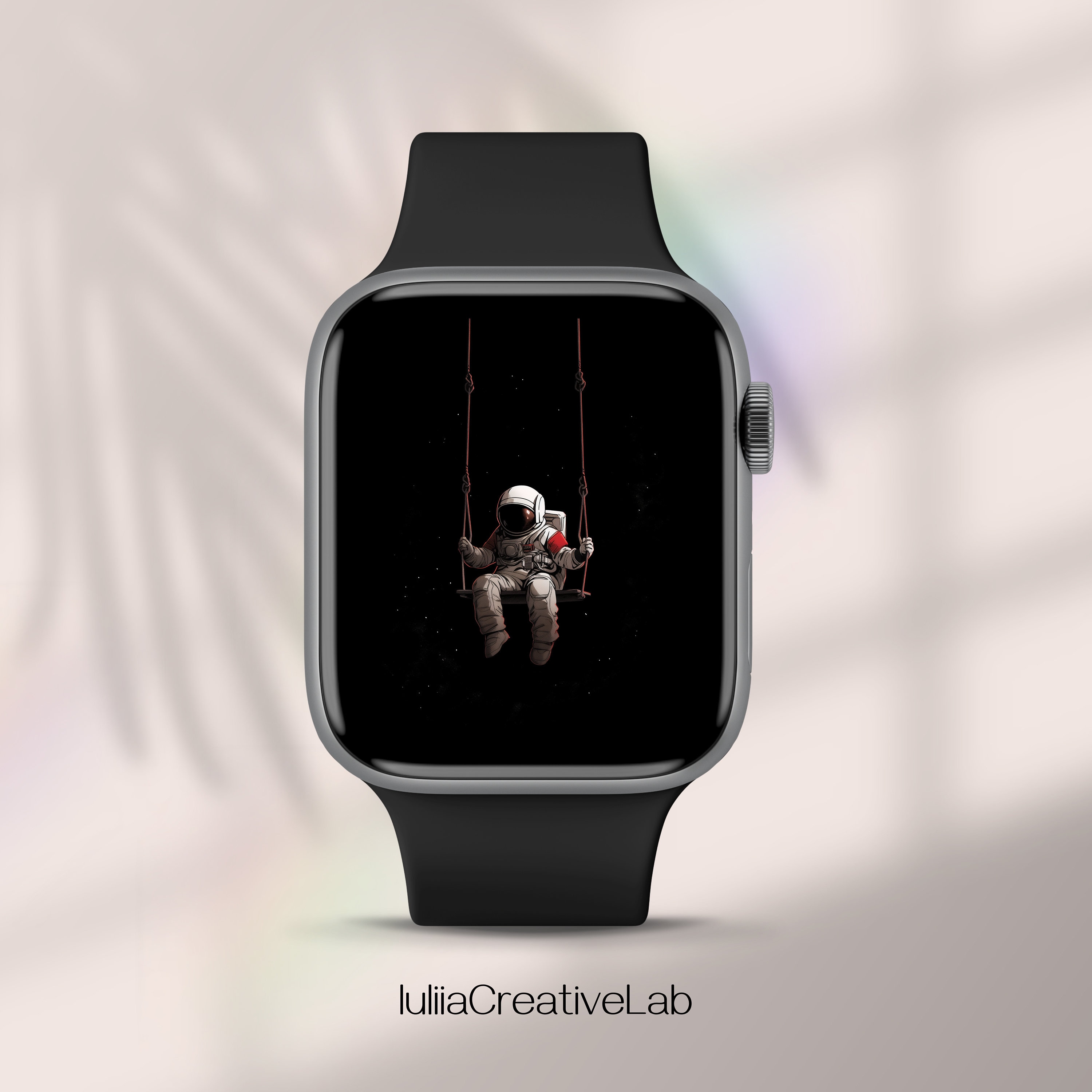 Aesthetic Apple Watch Face Wallpaper, Minimal Smartwatch Wallpaper ...