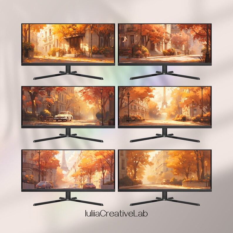 Fall Scenery Super Ultrawide Wallpaper Bundle, Autumn Scenes High ...