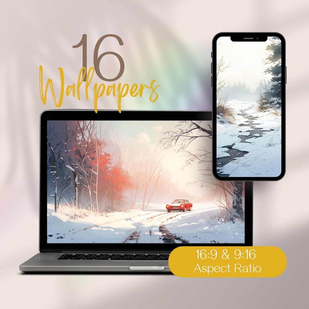 Winter Wallpaper, Winter Aesthetic Wallpaper, Nature Computer Wallpaper ...