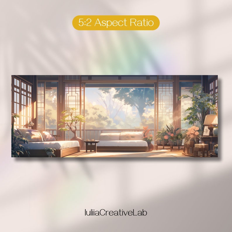 Japandi Anime Twitch Banner, Twitch Stream Banner, Lofi Light Stream ...