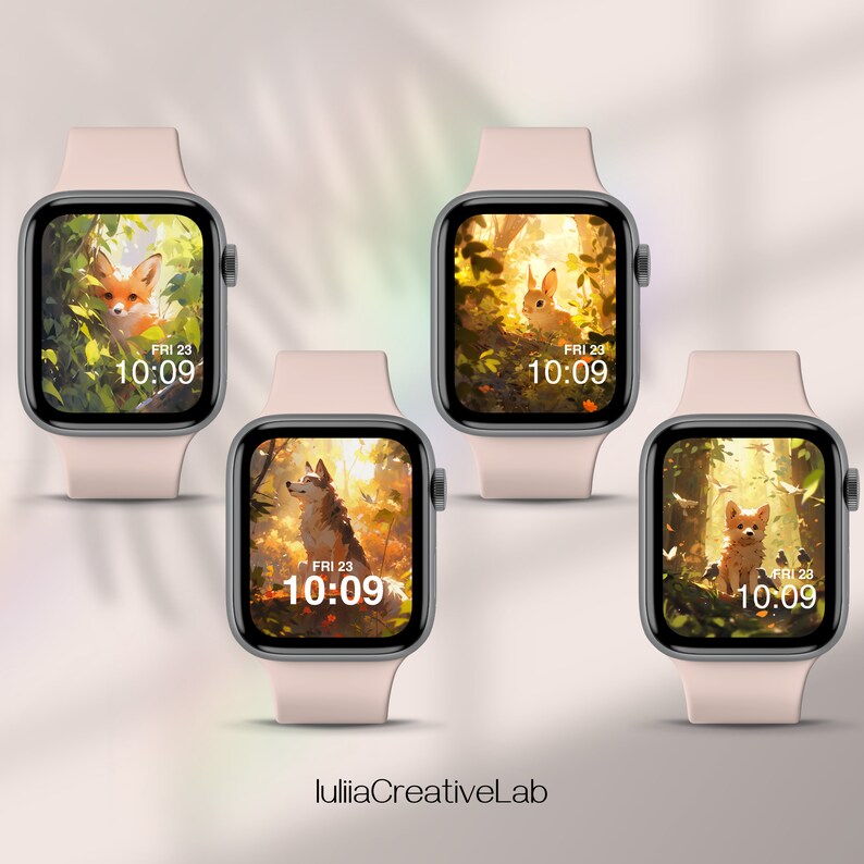 Cute Apple Watch Face, Animals Apple Watch Wallpapers, Forest Apple ...