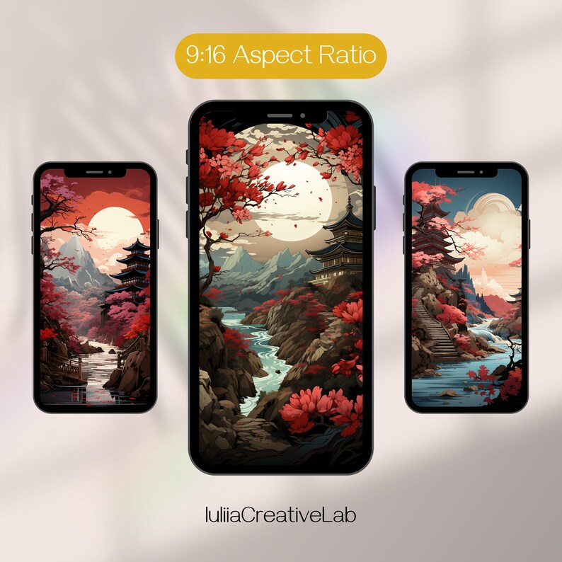 Japanese Sakura Computer Wallpaper Art, Springtime Computer Wallpaper ...