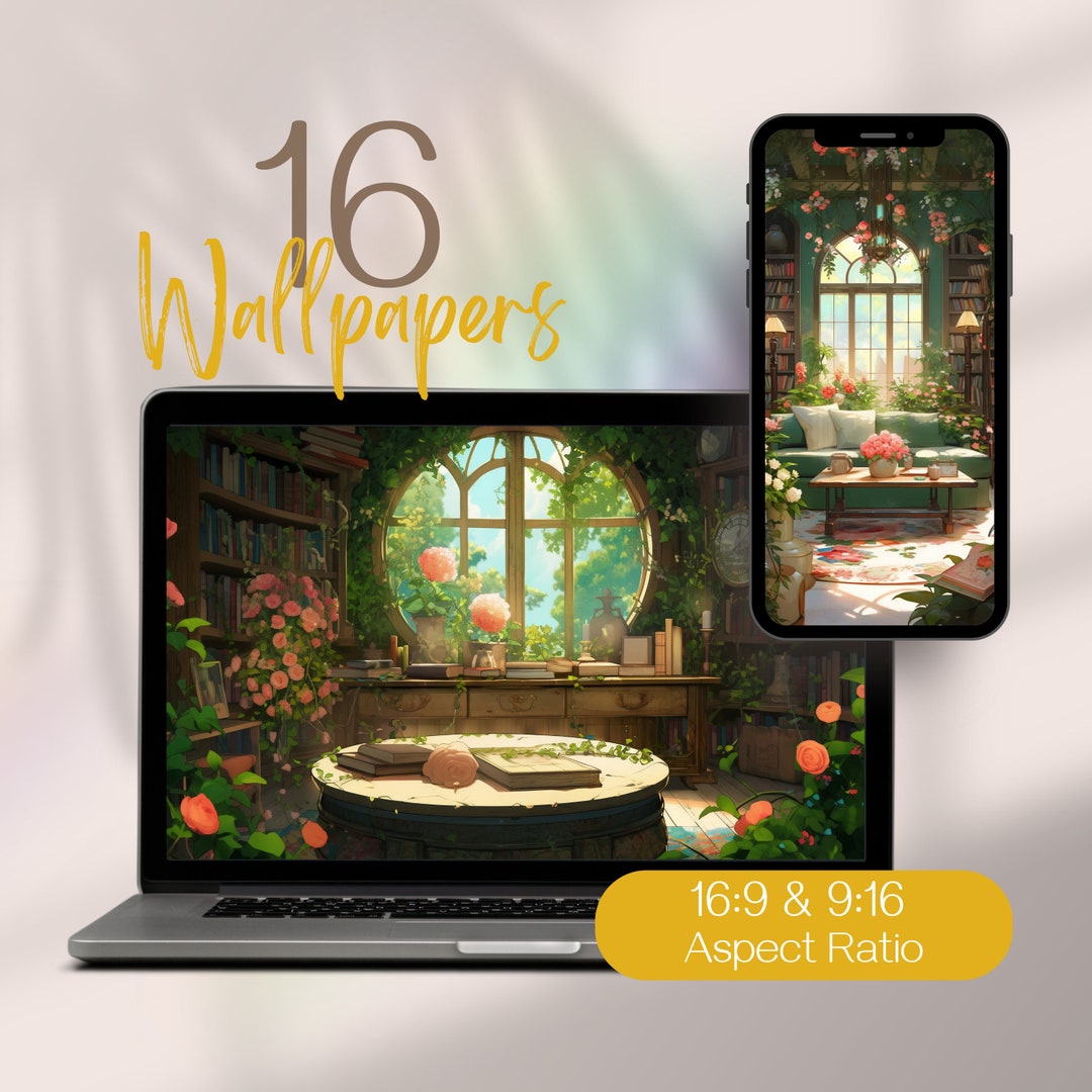 Anime Computer Background, Lofi Studio Desktop Wallpaper, Japanese ...