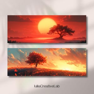 Sunset Sky Aesthetic Discord Banners, Vibrant Golden Hours Discord ...