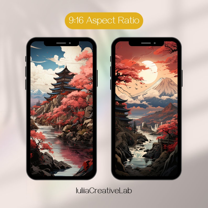 Japanese Sakura Computer Wallpaper Art, Springtime Computer Wallpaper ...