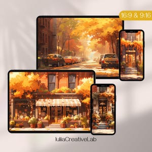 Fall in the City Wallpapers Pack, Ultrawide & Widescreen, 4K HD Autumn ...