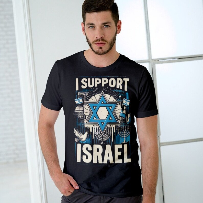 I Support Israel Stand With Israel T-shirt Peace Design - Etsy Australia