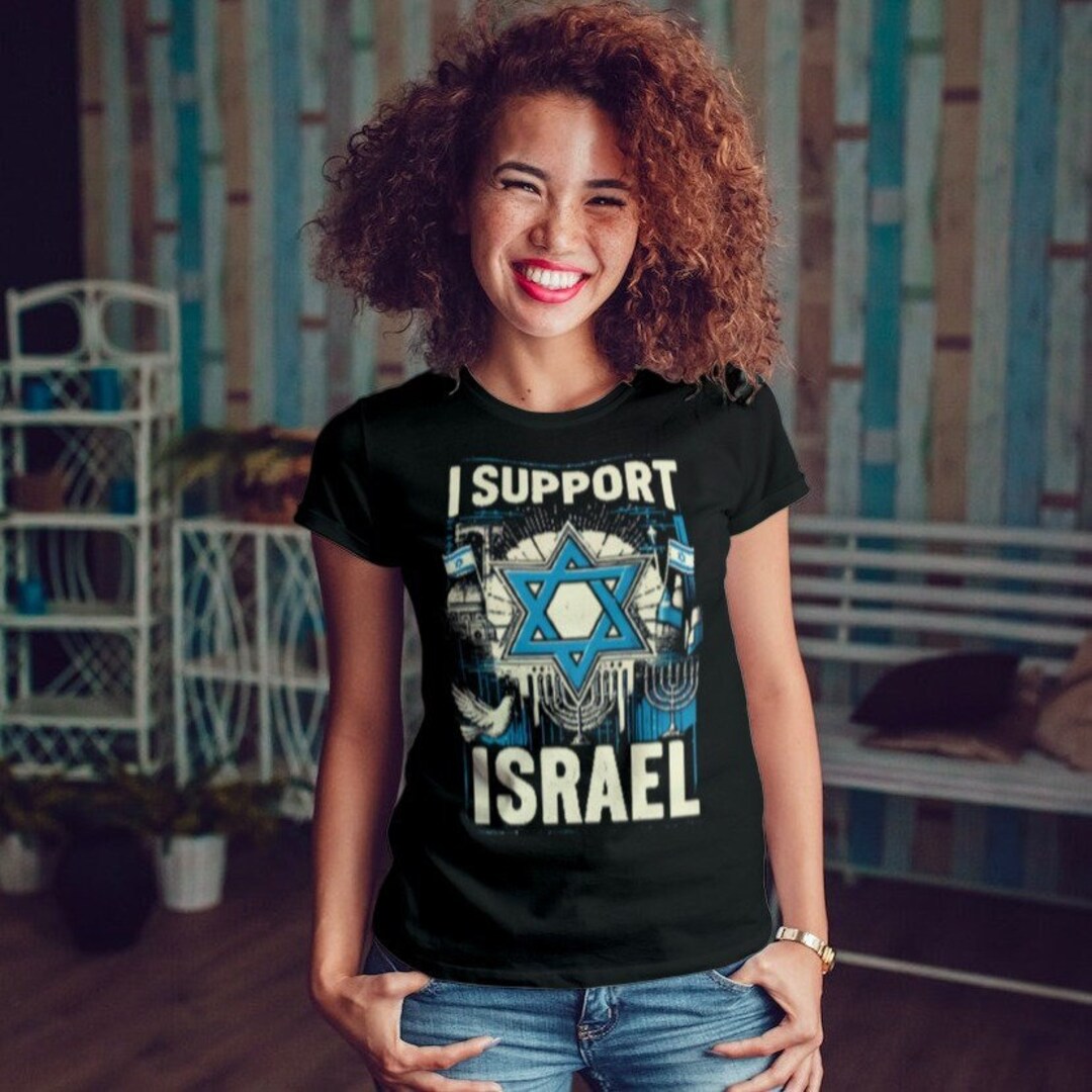 I Support Israel Stand With Israel T-shirt Peace Design - Etsy Australia