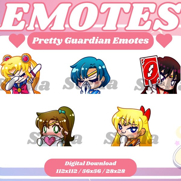 Sailor Moon Discord Emotes - Etsy