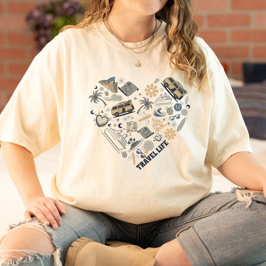 Travel Life Tshirt for Travel Lover, Gift for Traveler, Camping Shirt ...