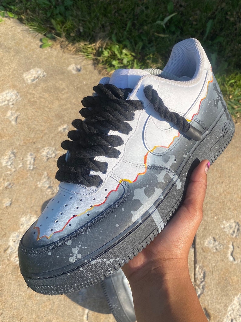 Smoke Cross Custom Af, Custom Air Force 1s, Custom AF1, Custom Nike Air ...