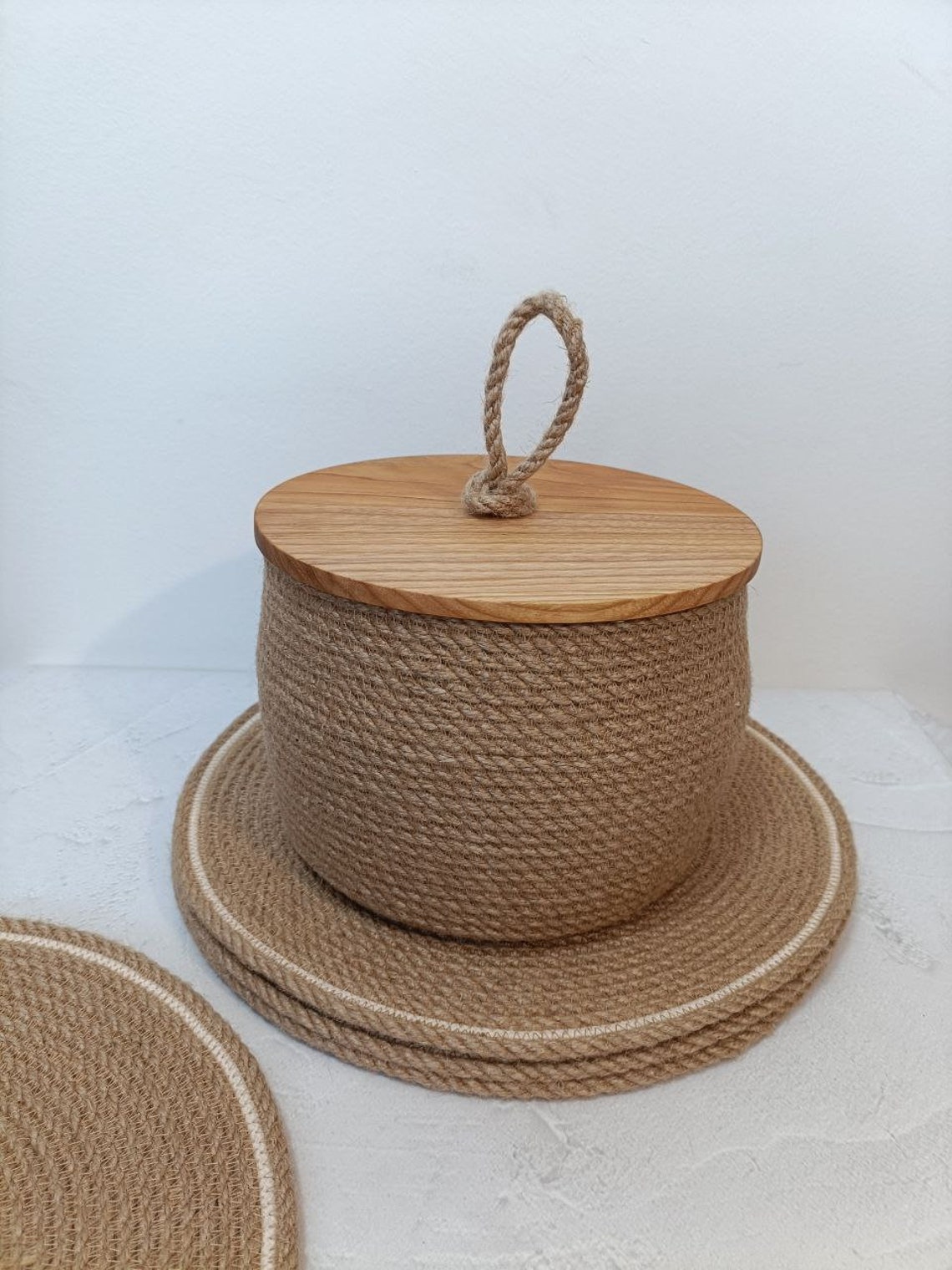 Bread Basket Round Placemats Set of 4 Fruits Basket Kitchen Storage ...