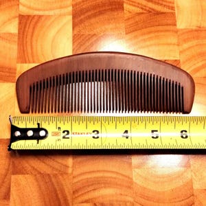 Handcrafted Wooden Comb Made From Mahogany - Etsy