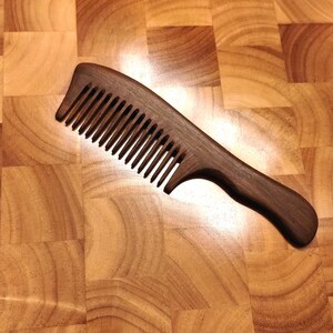 Handcrafted Wooden Wide Tooth Detangler Comb Made From Wenge Wood - Etsy