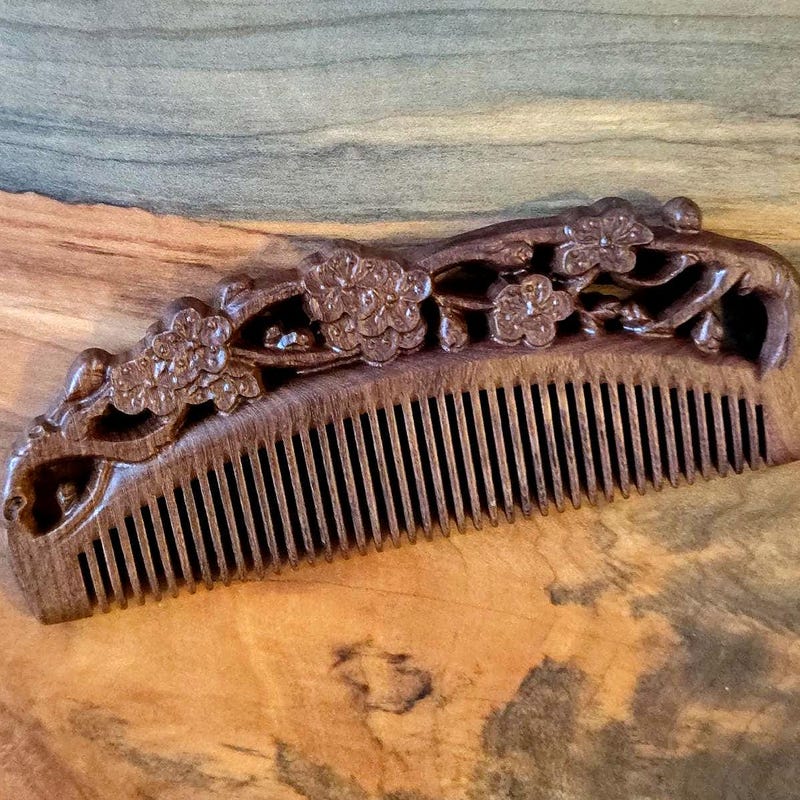 Wooden Comb - Etsy