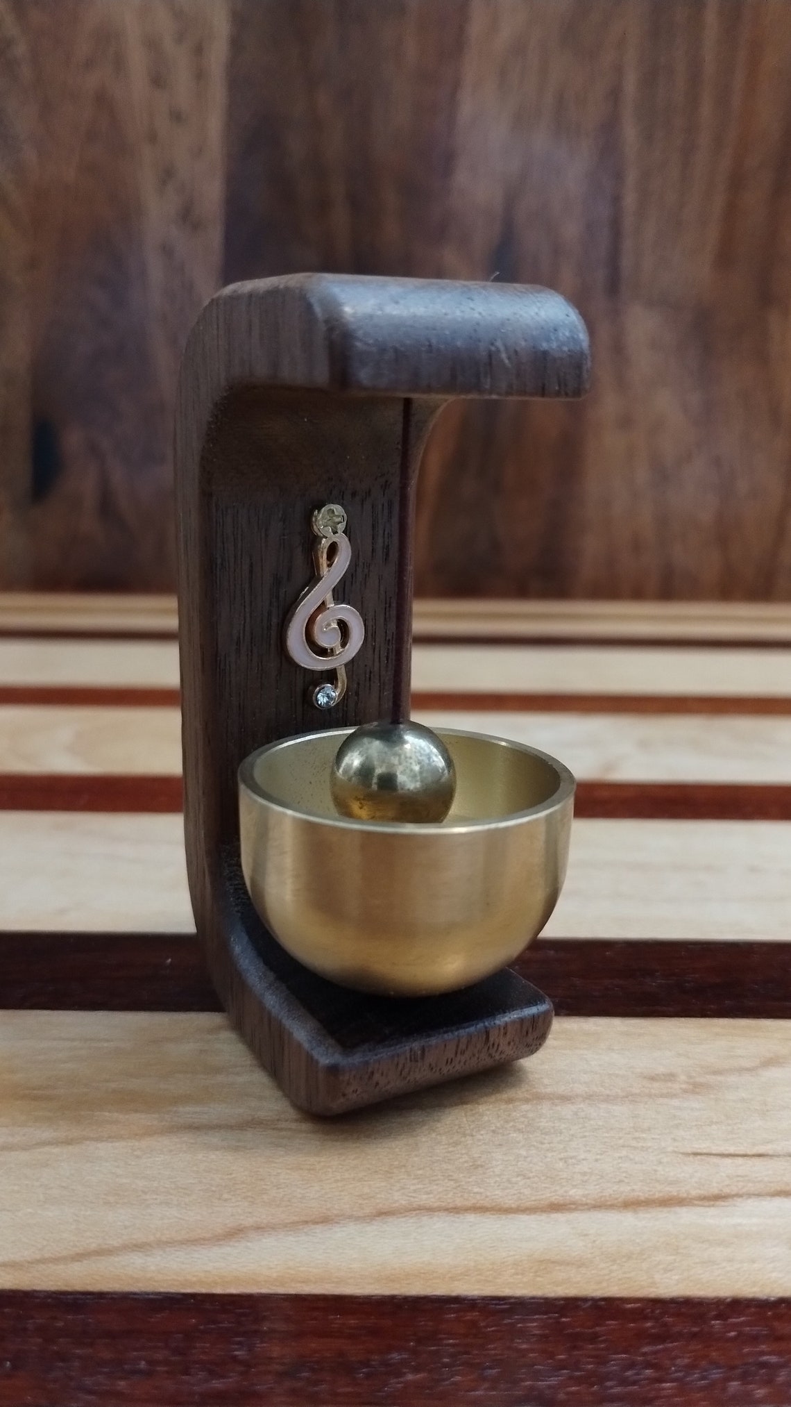 Shopkeepers Door Bell Chime Singing Bowl Inspired G Clef - Etsy