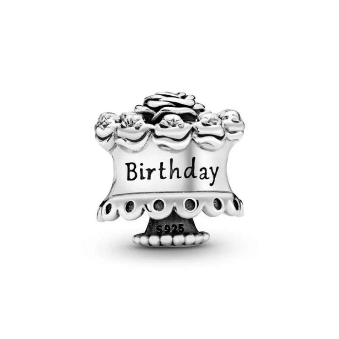 Pandora Silver Birthday Cake Charm S925 Birthday Cake Charm Ideal Gift ...