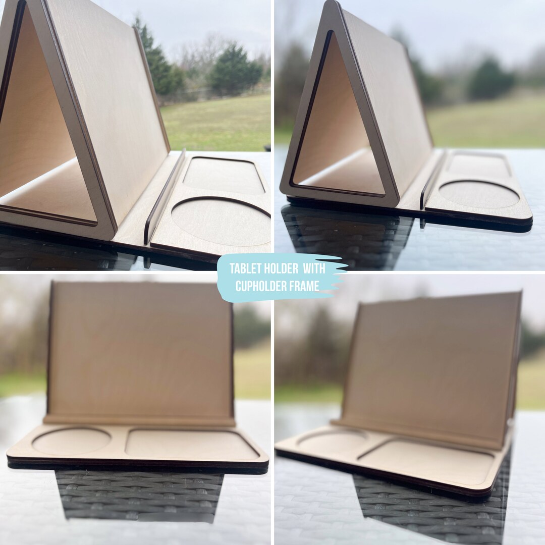 Book Stand Triangle Laser Cut File, Bookholder, Book Stand Display ...