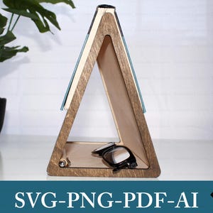 Book Stand Digital File Laser Cut Book Holder DIY Reading Stand SVG PDF ...