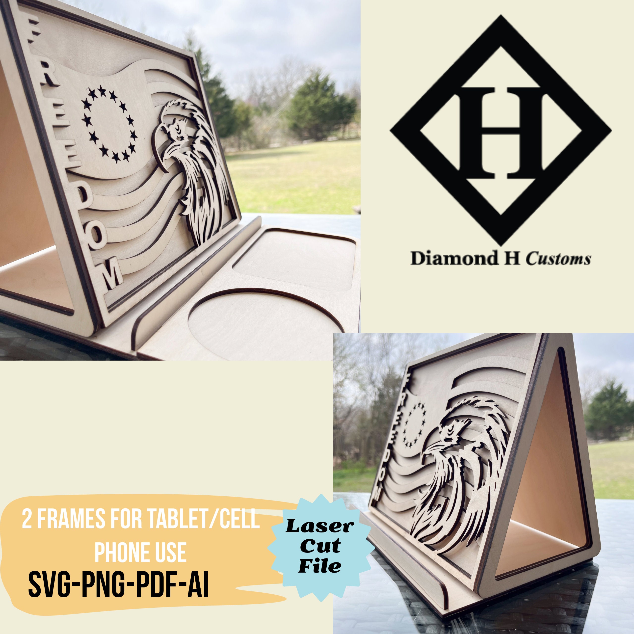 Book Stand Triangle Laser Cut File, Bookholder, Book Stand Display ...
