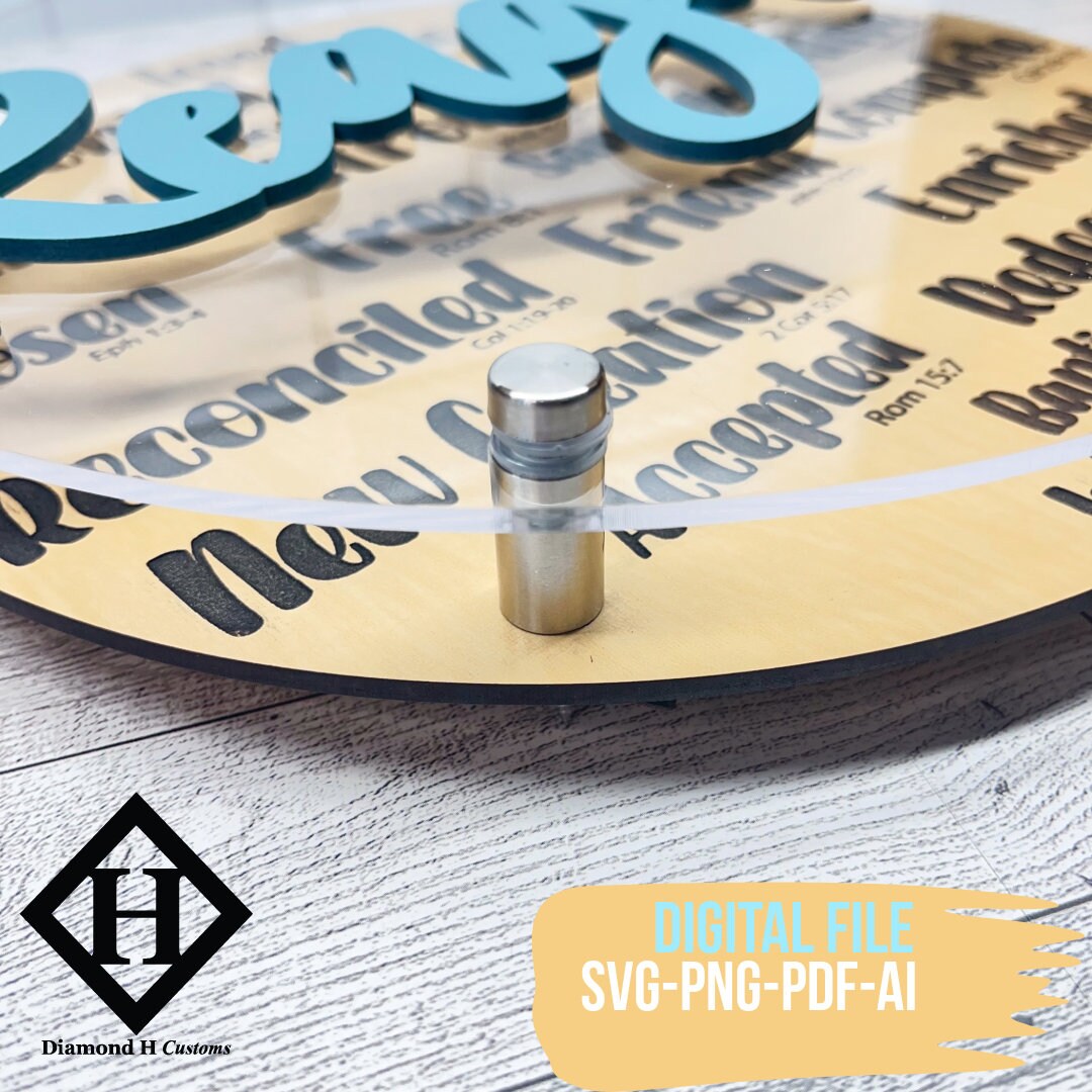 Baptism Sign SVG Baptism SVG Baptism Laser Cut File Laser Files Laser ...