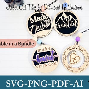 Women of the Bible Laser Cut File Car Freshener Charm SVG File for ...