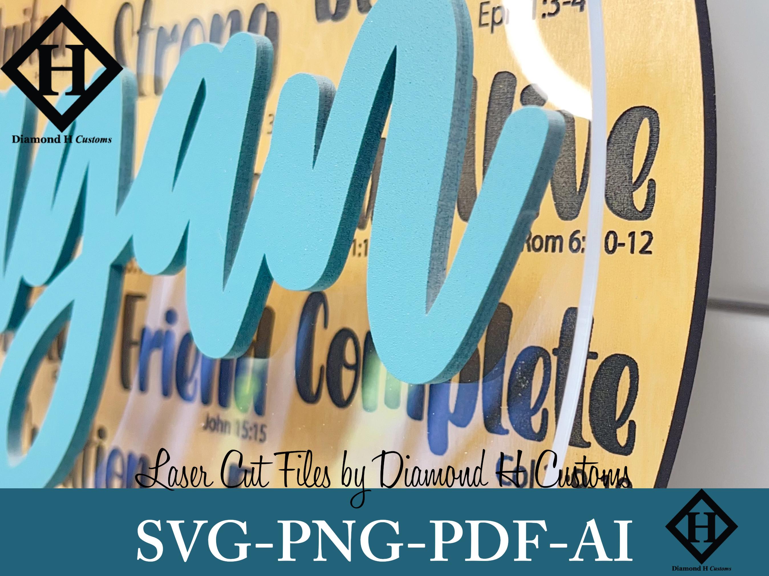 Baptism Sign SVG Baptism SVG Baptism Laser Cut File Laser Files Laser ...