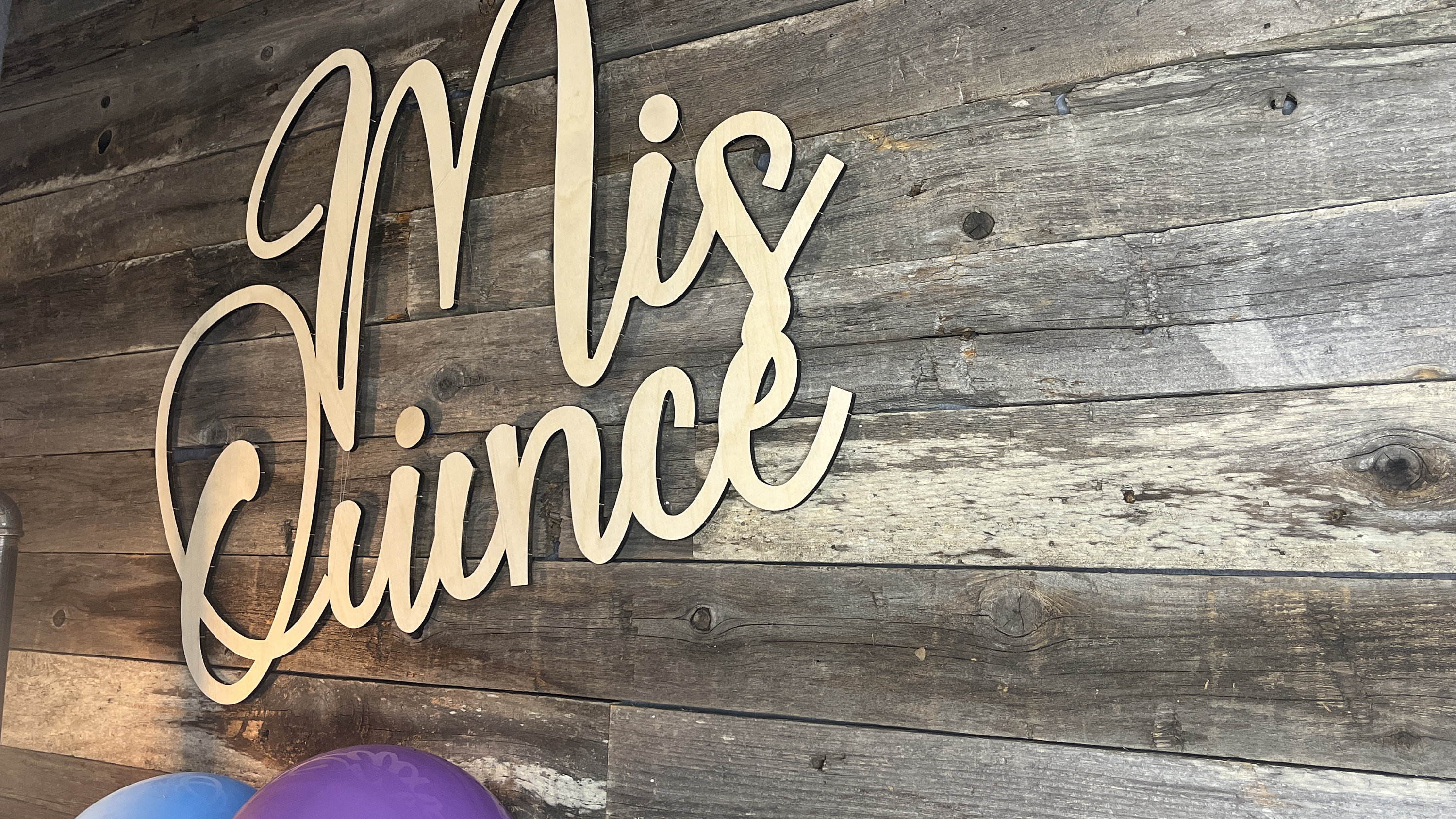 Mis Quince Wood Sign, Quinceanera Wood Party Sign - Etsy