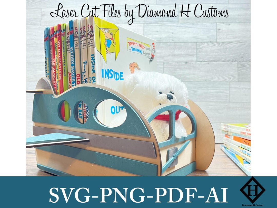 Book Stand Laser Files Book Valet Laser Ready Book Holder Laser Cut ...