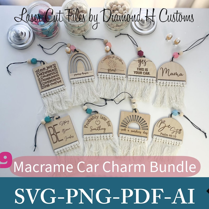 Wooden Charms Patterns - Etsy