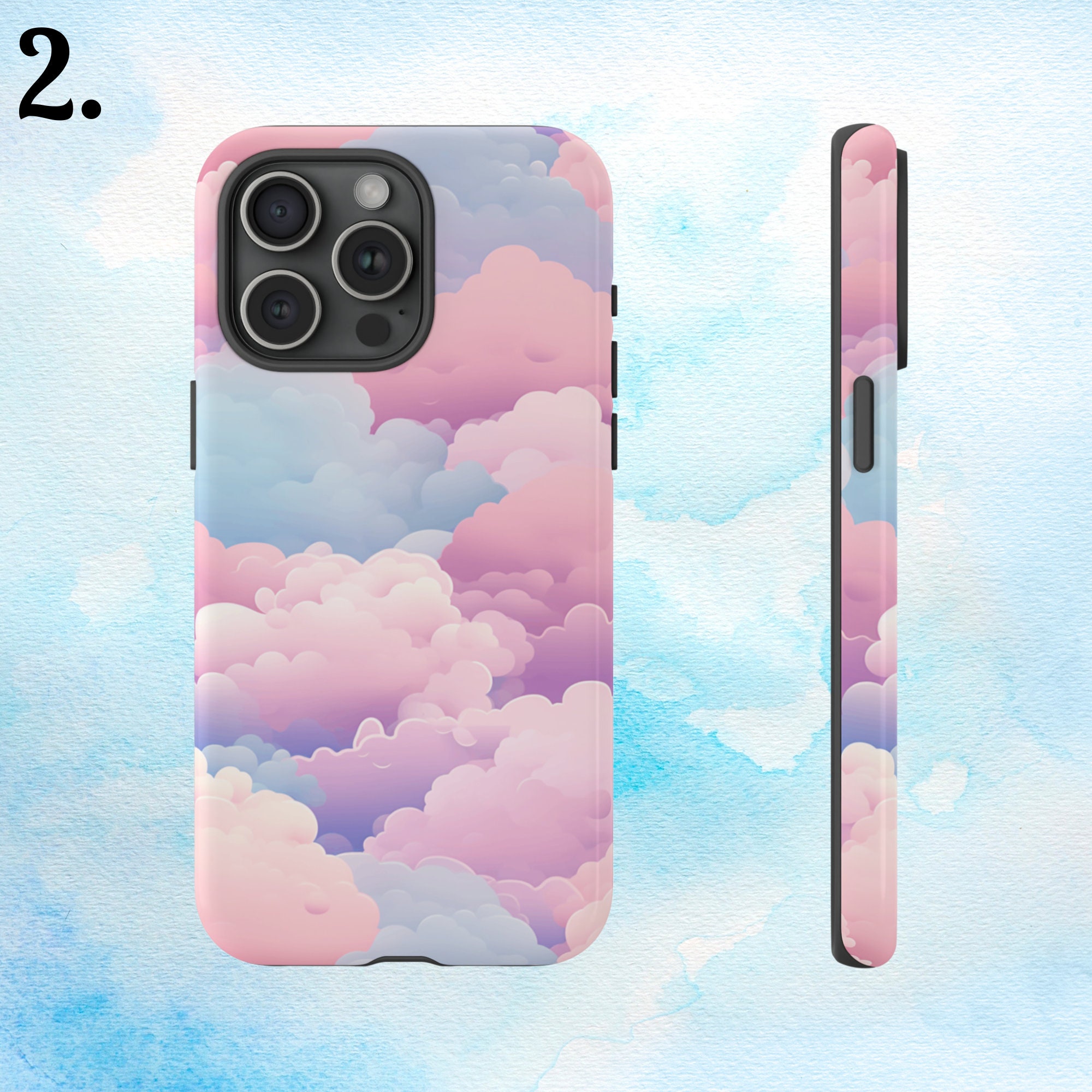 Cloud Phone Case, Clouds Aesthetic Case for iPhone 15 14 13 12 11 Pro ...