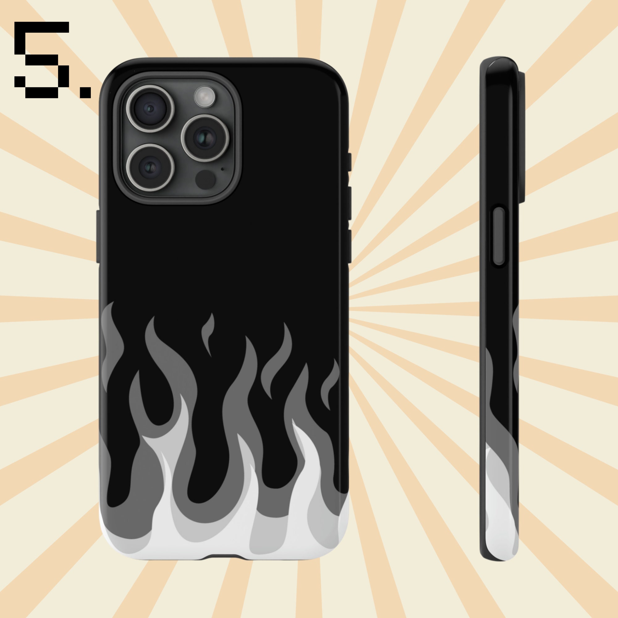 Flame Phone Case, Fire Case iPhone 15 14 13 12 11 Pro, Pro Max, Plus ...