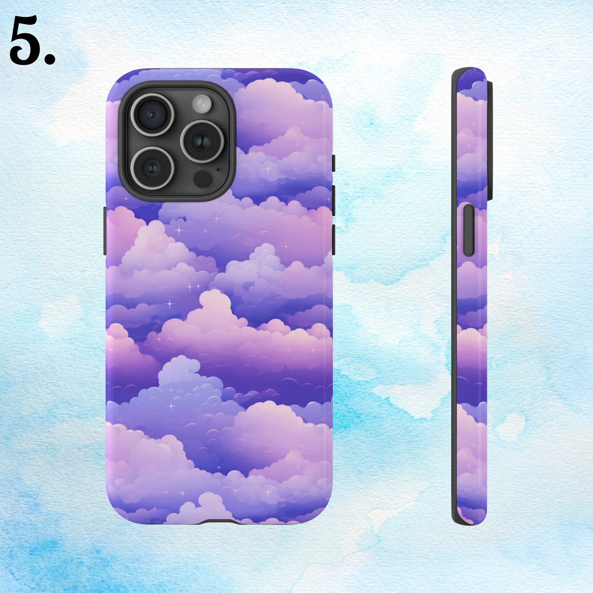 Cloud Phone Case, Clouds Aesthetic Case for iPhone 15 14 13 12 11 Pro ...