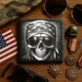 USA Flag Slate Coaster Laser Engrave Bundle: Patriotic PNG Files ...