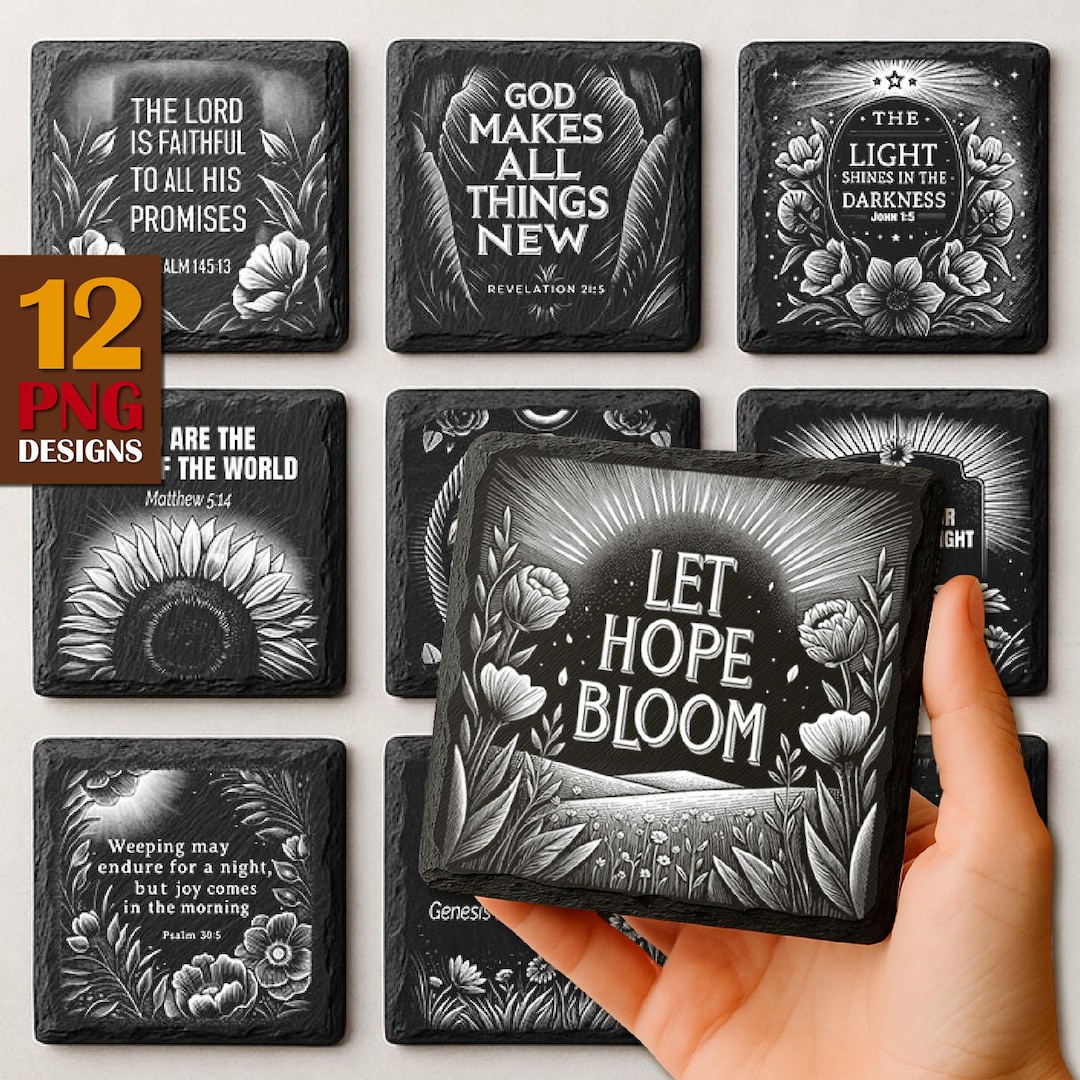 Christian Bible Verse Laser Burn | Renewal Quotes for Laser Engraving ...