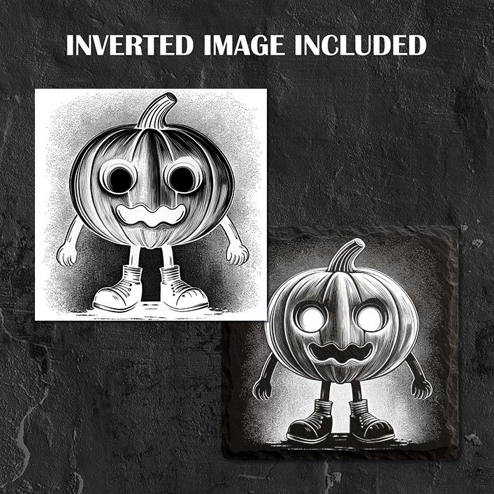 Halloween Characters Engraving PNG Set: Spooky Ghosts & Bats ...