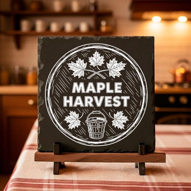 Vintage Maple Syrup Logo Laser Burn PNG | Circular Sugar Shack ...