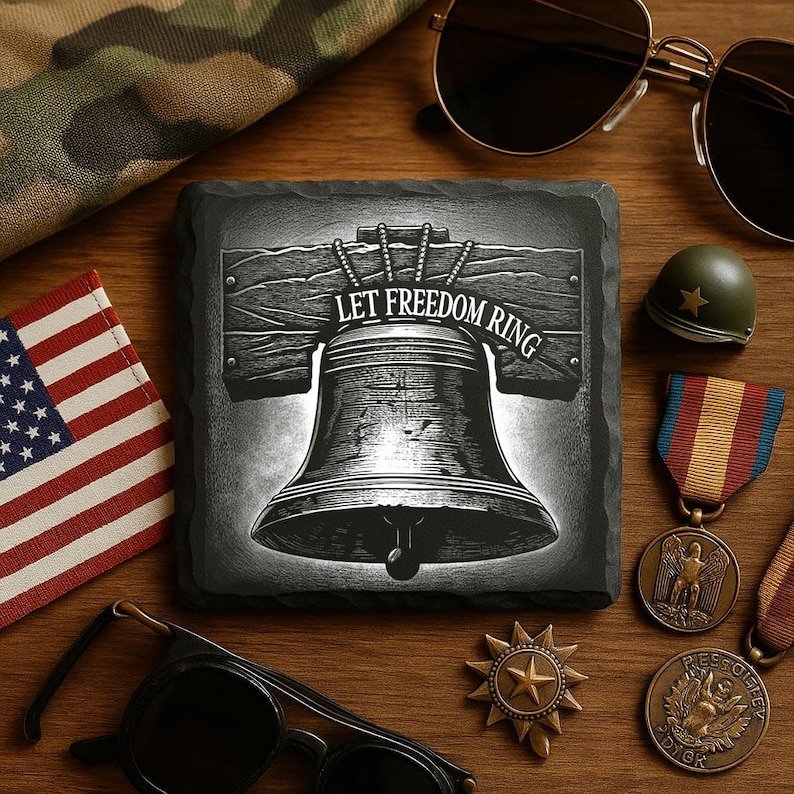 America PNG Slate Laser Burn Bundle, Engrave File, USA Flag Slate ...
