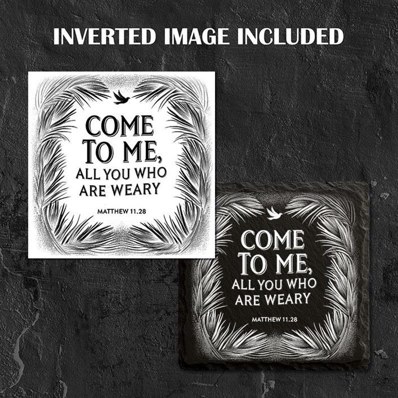 Christian Faith Quotes PNG Set | Bible Verse Laser Engraving | Peaceful ...