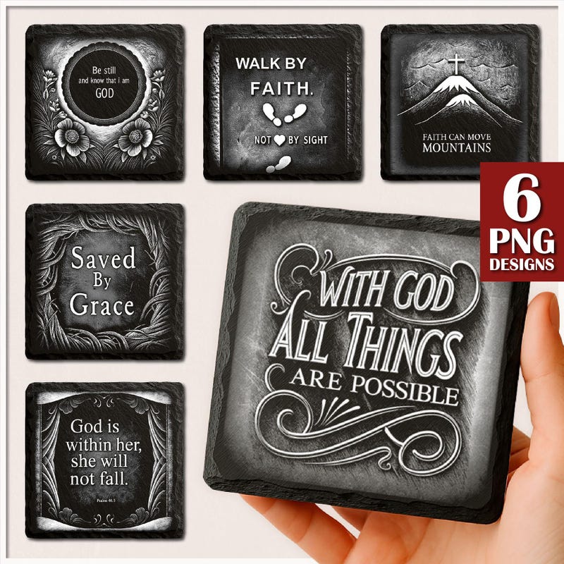 Fall Faith Coasters - Etsy