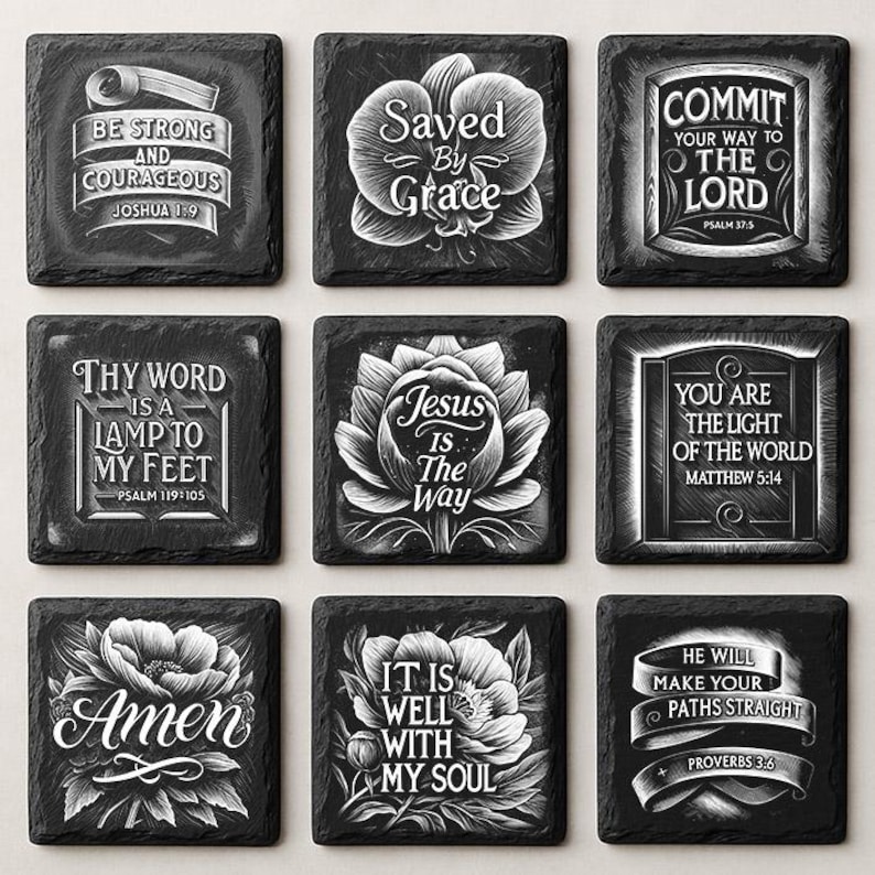 Bible Verse Engraving Laser Burn | Christian Quotes for Laser Engraving ...
