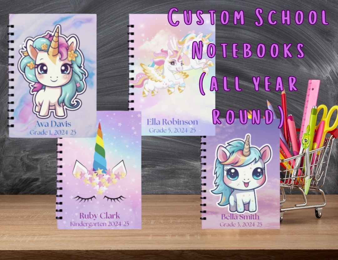 Custom School Notebooks for Kids and Teens! - Etsy