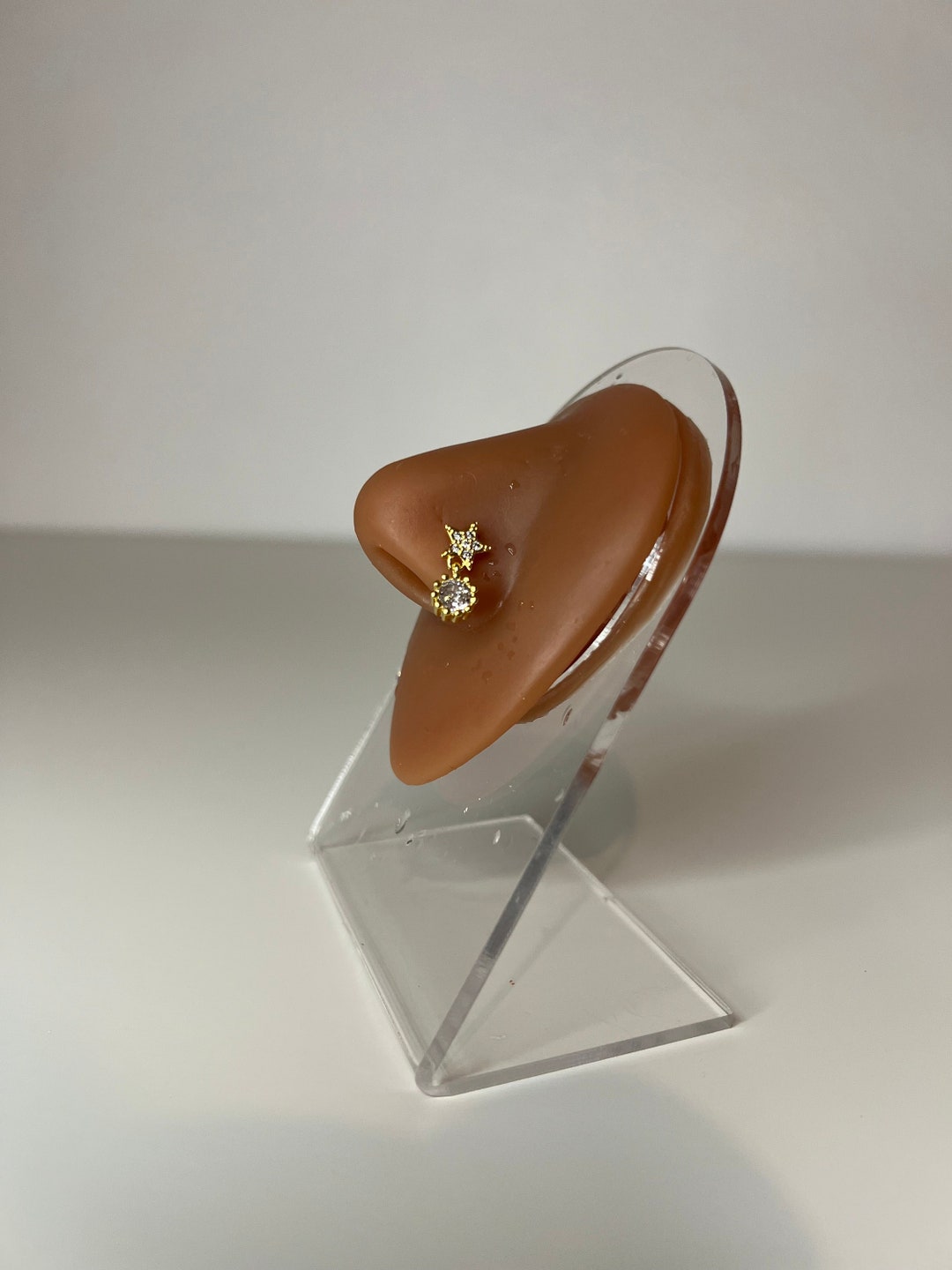 Star Shape Nose Stud, Dainty Nose Ring, Unique Nose Stud - Etsy