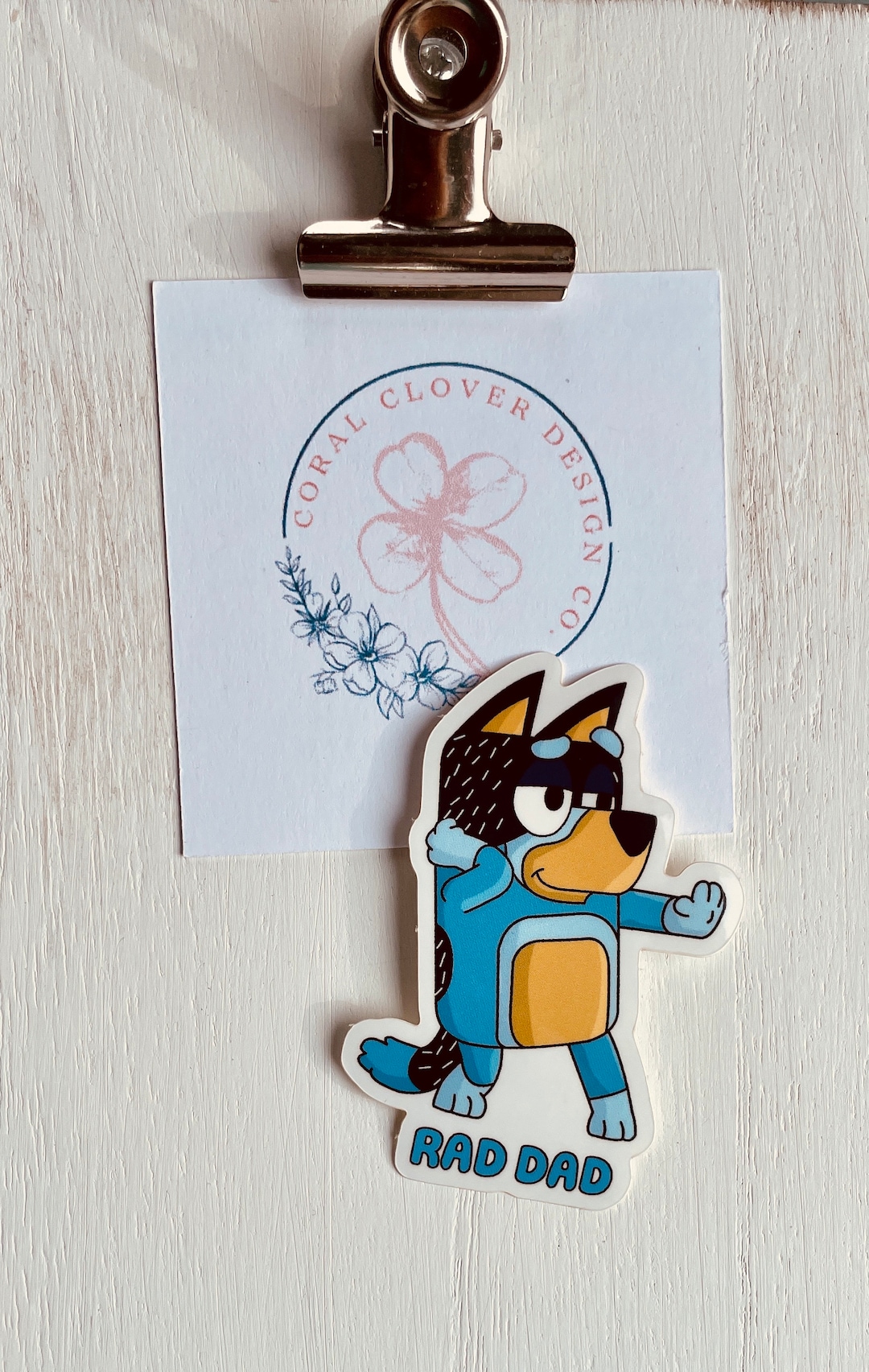 Blue Heeler Sticker- Rad Dad - Etsy