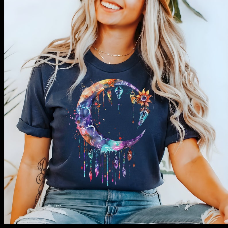 Boho Shirt, Half Moon Boho Shirt, Gypsy Moon Shirt, Gypsy Boho Shirt ... Boho Shirt, Half Moon Boho Shirt, Gypsy Moon Shirt, Gypsy Boho Shirt ...